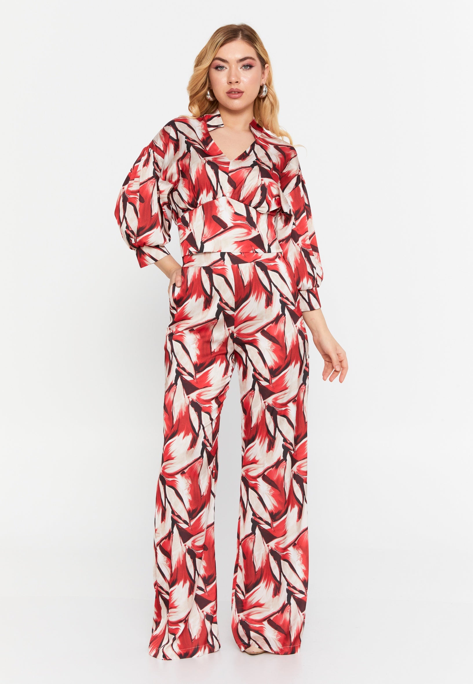 Mid-Length Patterned Regular Blouse air25y2603 – Istanbul Fashion Center